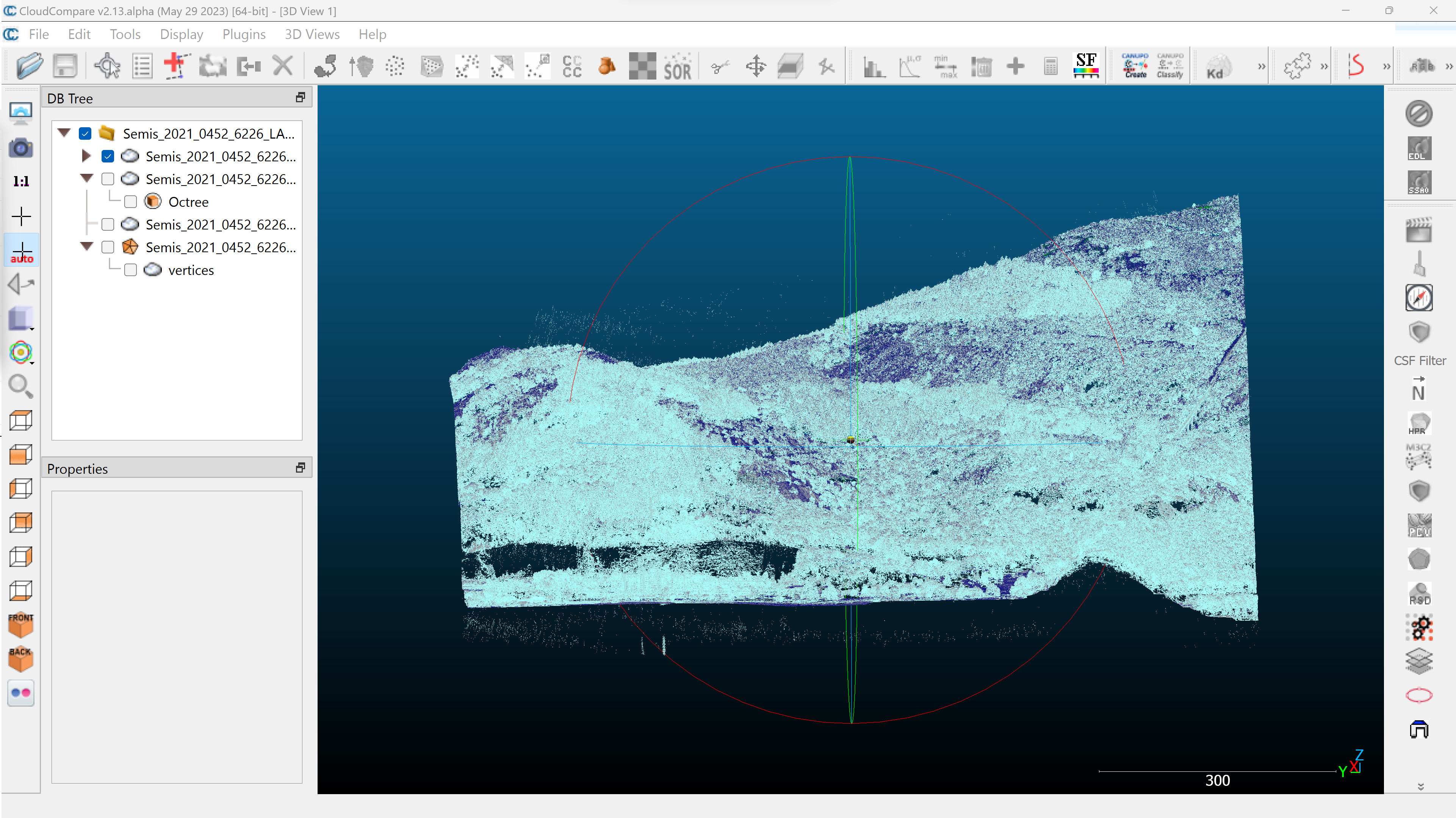 Qgis For Lidar Digital Surface Model Dsm With Cloudcompare And